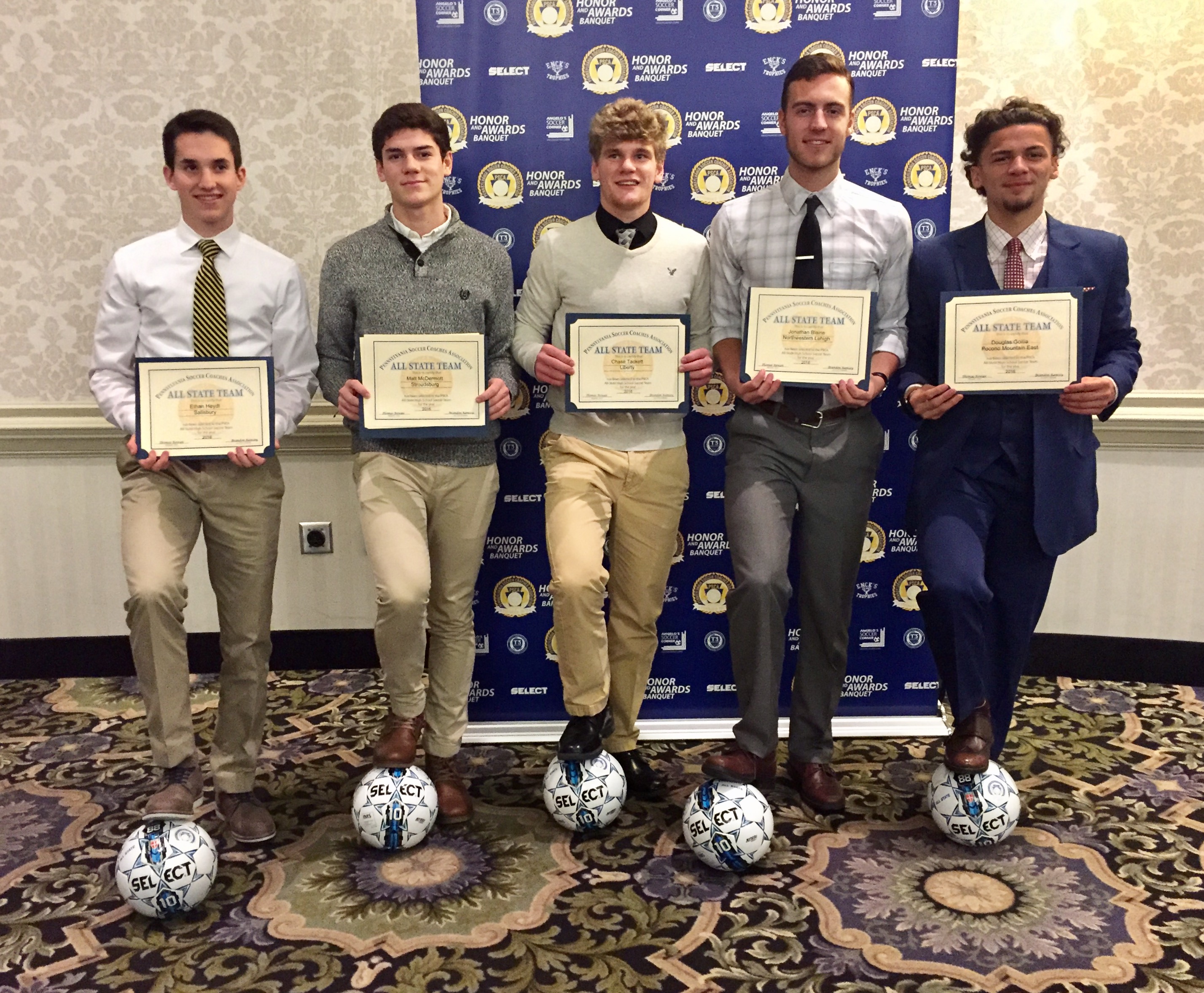 Five LVU Boys Honored at the PSCA All-State Awards Banquet | Lehigh ...